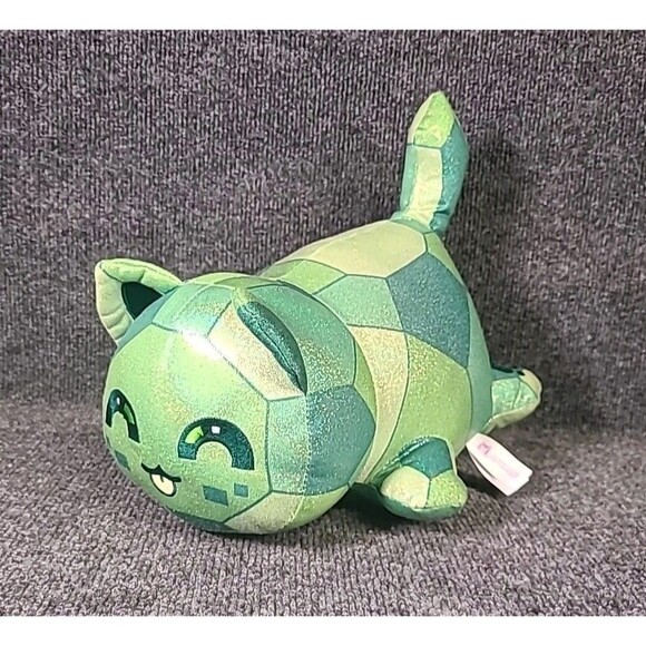 Aphmau | Toys | Aphmau Meemeows Plush Emerald Green Cat Large 2 Stuffed ...